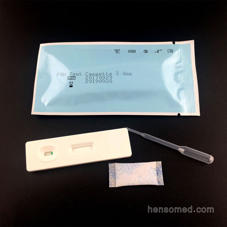 One Step Rapid Fsh Follicle Stimulating Hormone Test Cassette